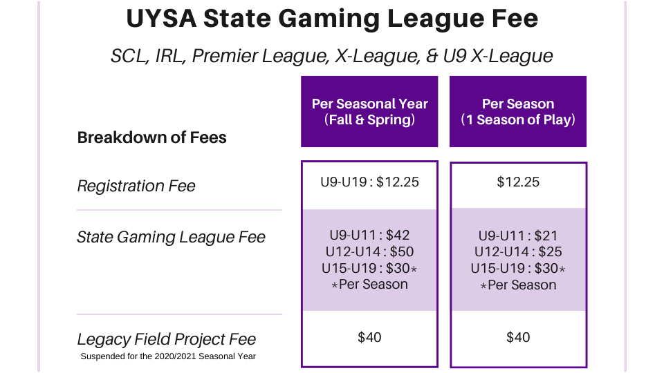 Explanation of Leagues - USYS Utah